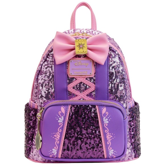 Loungefly | Bags | Exclusive Rapunzel Sequin Mini Backpack Loungefly ...
